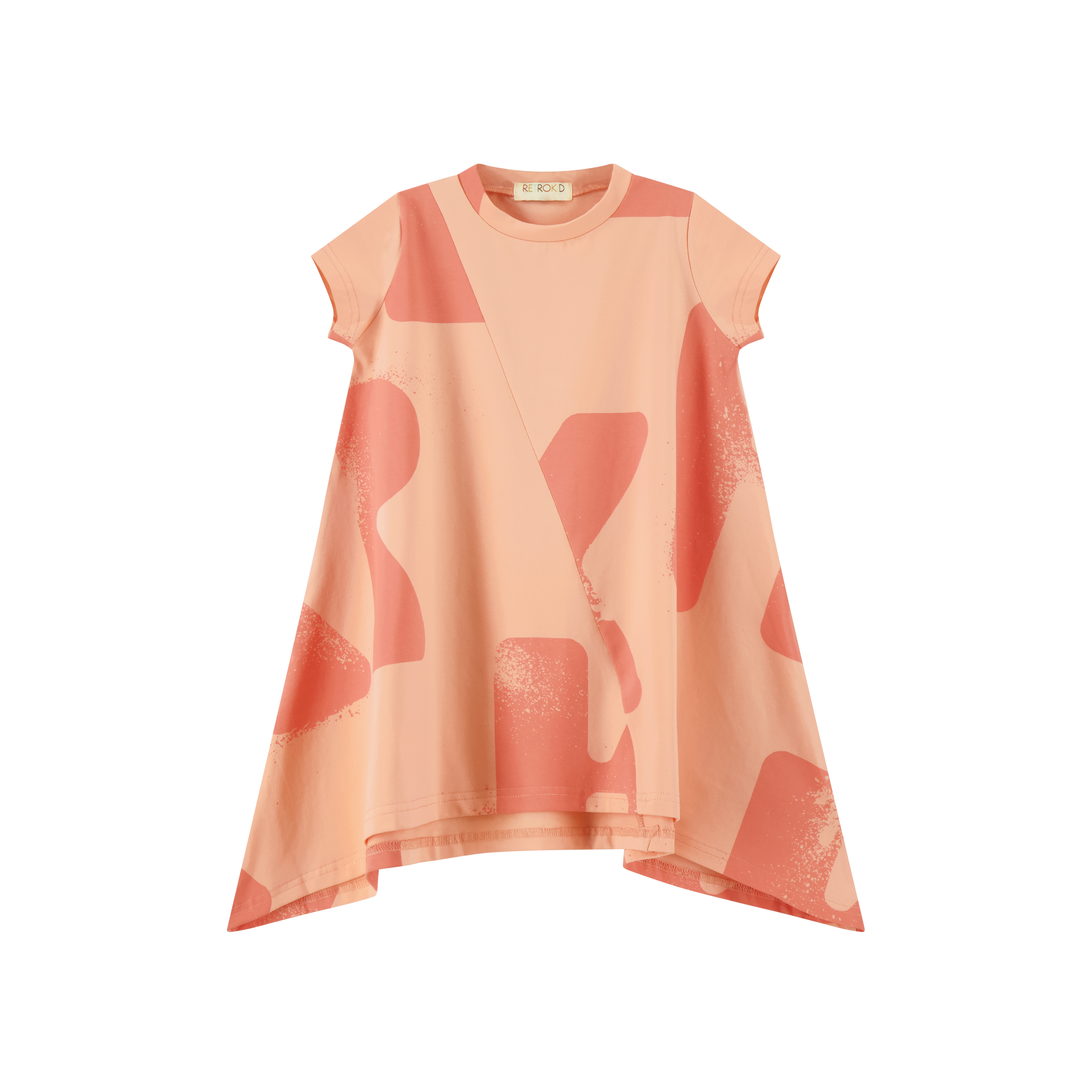 RetroKid Tess Logo All Over Full Hi Low Dress (Short Sleeve) – LITTLE ...